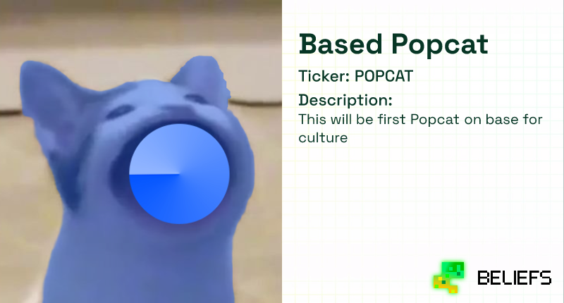 $POPCAT | Beliefs